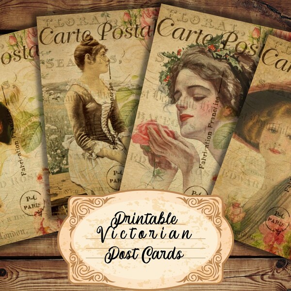 Victorian Post Card - Etsy