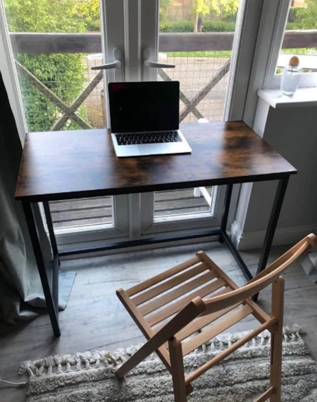 Industrial Computer Desk, Rustic Office Desk, Kid's PC Desk, Metal ...