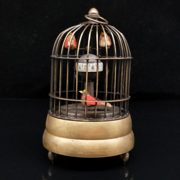 Antique Bird Cage Clock - Etsy