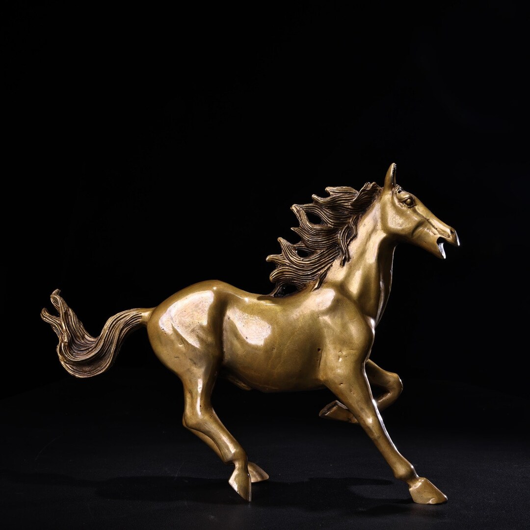 Copper Horse Statues China Antique Collection Handcrafted - Etsy