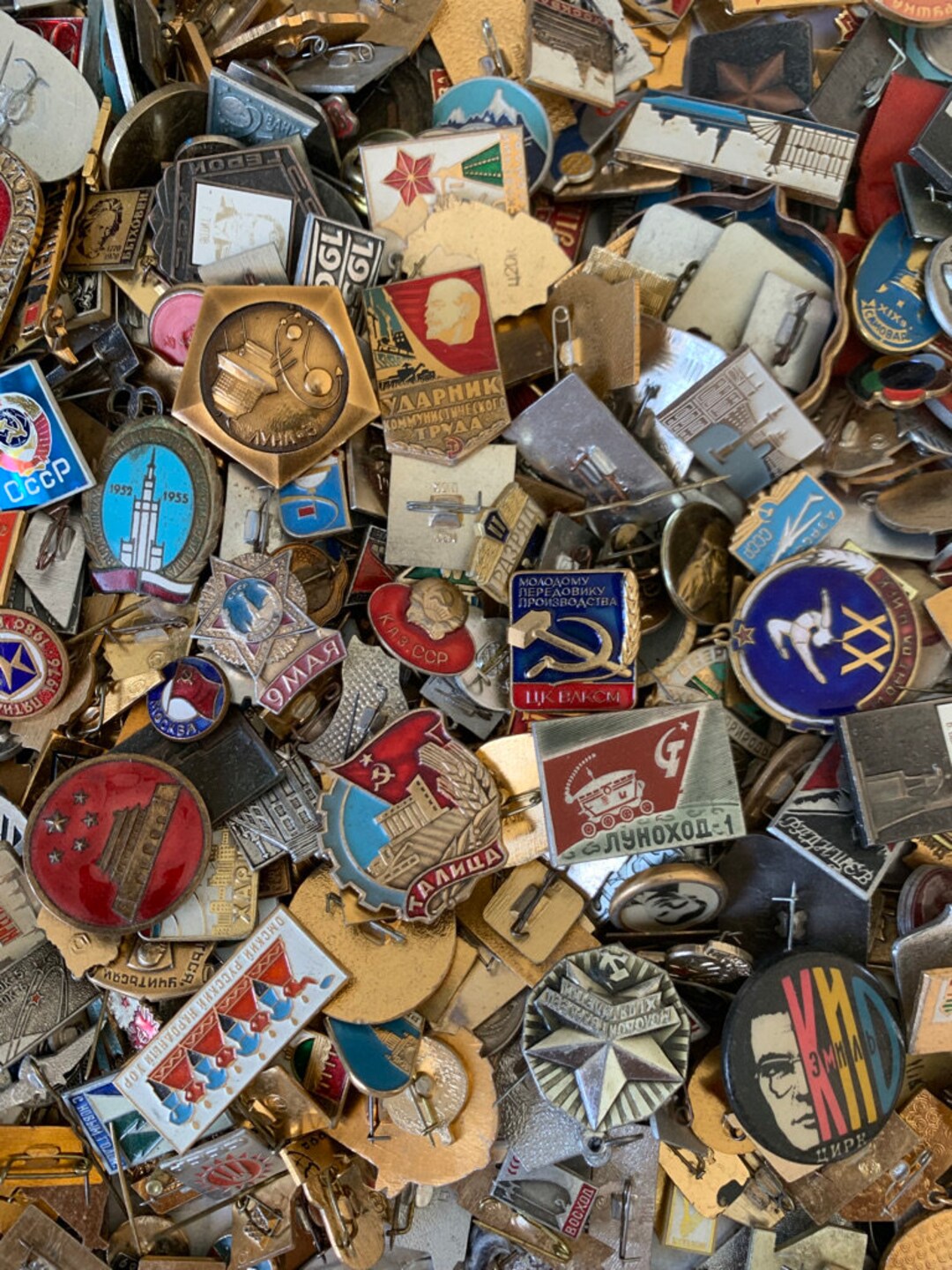 Premium Mystery Pack Soviet Pins Space Race Lenin Stalin - Etsy