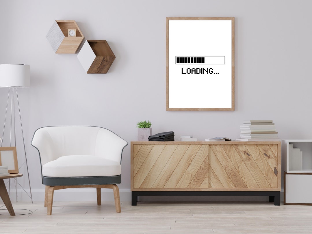 Loading Progress Bar, Gamer Poster, Gaming Print, Gamer Gifts, Video ...
