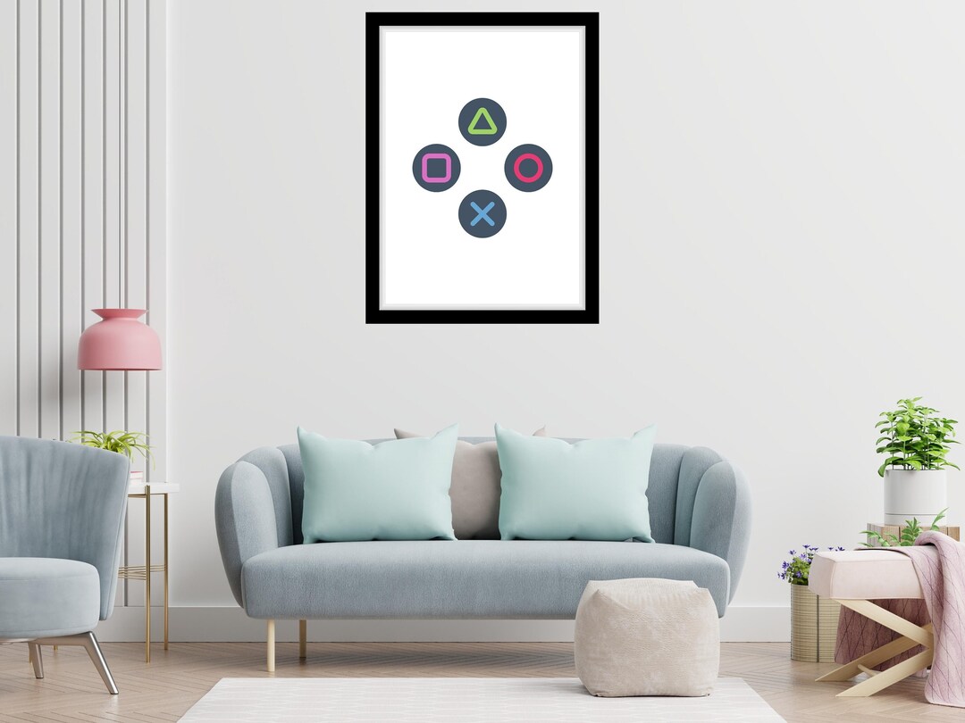 Playstation Poster, PS Gamer Printable Wall Art, Ps Poster, Gamer Print ...