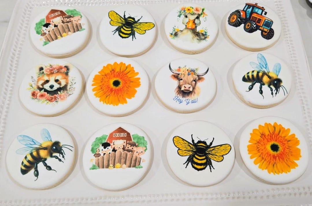 Custom Edible Image Cookies – Printed Sugar Cookies – Any Theme or ...