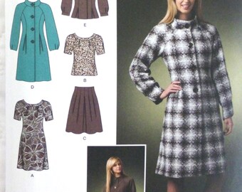 Mccall's Sewing Pattern 3447,uncut, Misses/miss Petite Coat Pattern ...