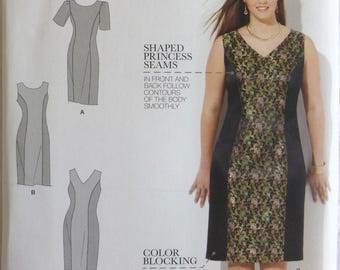 Simplicity Sewing Pattern #1458,uncut FF, Amazing Fit, Flattering Dress ...