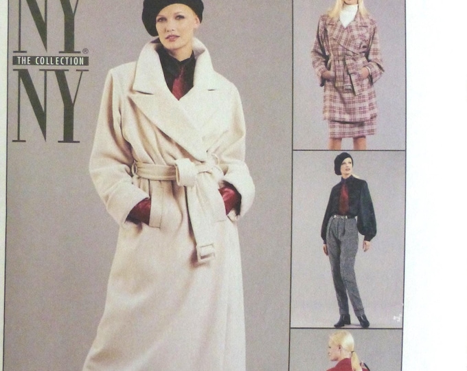 Mccall's Sewing Pattern 3447,uncut, Misses/miss Petite Coat Pattern ...