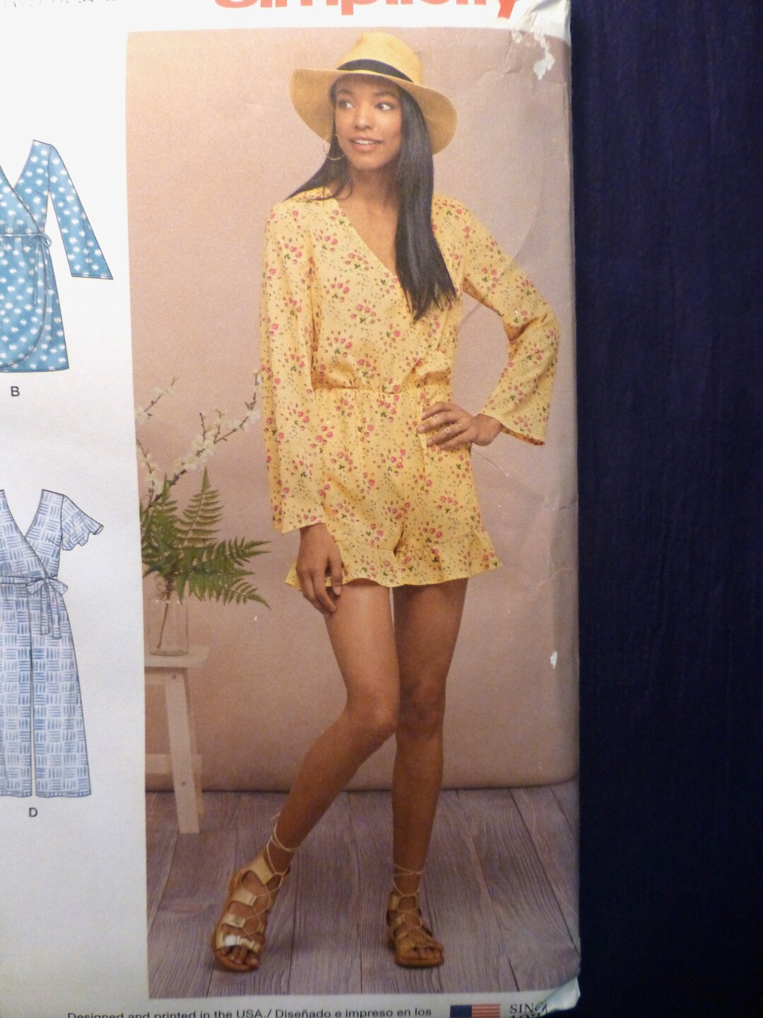 Simplicity Sewing Pattern 8608, Feminine and Flirty, Jumpsuit or Dress ...