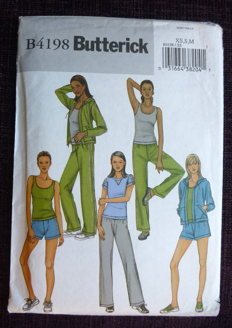 Butterick 4198 Sewing Pattern: Misses' Knit Loungewear Set (XS-M) - Etsy