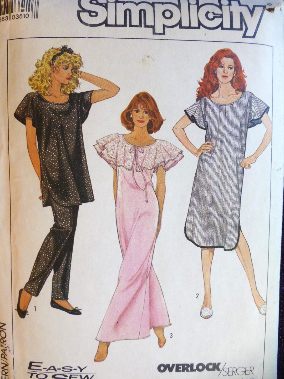 Simplicity Sewing Pattern 8449, Uncut - FF, Vintage 1986, Misses ...