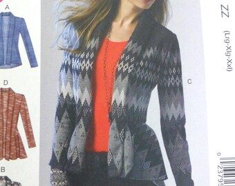 Mccall's Sewing Pattern 3447,uncut, Misses/miss Petite Coat Pattern ...