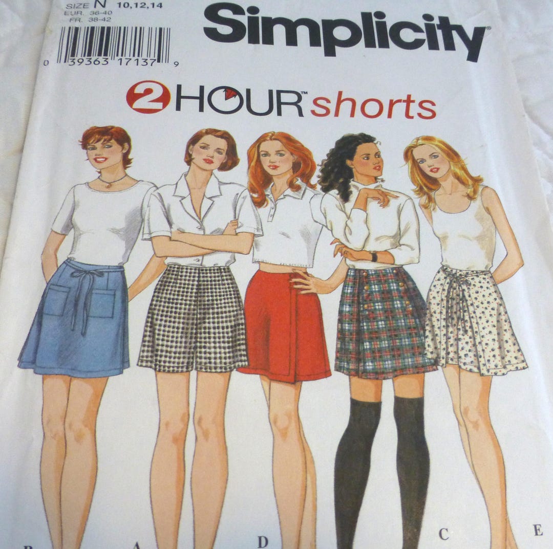Simplicity Sewing Pattern 9686 Uncut FF, Vintage 1996 Misses 2 Hour ...