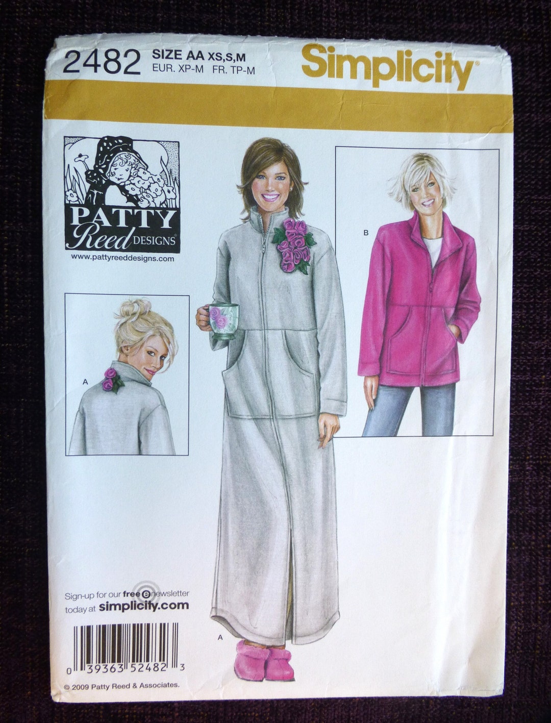 Simplicity Sewing Pattern 2482, Uncut-ff, Misses Lounge Wear in Two ...