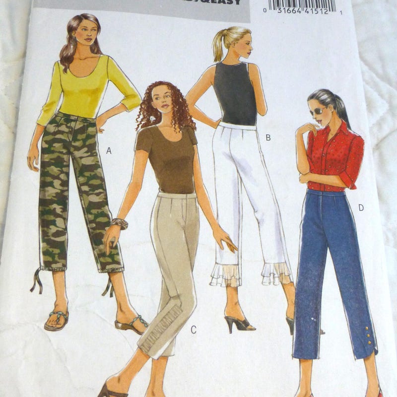 Capri Pants Pattern - Etsy