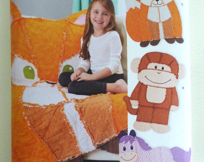 Simplicity Sewing Pattern 8278 Uncut Animal Rag Quilt Pattern Horse Rag ...