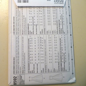 Simplicity Sewing Pattern 8592 1950's Design Reissued - Etsy