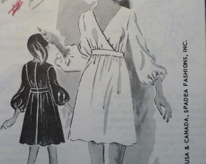 Spadea Sewing Pattern, Vintage 1969, Designer Pattern, Sew Speedy, Baby ...