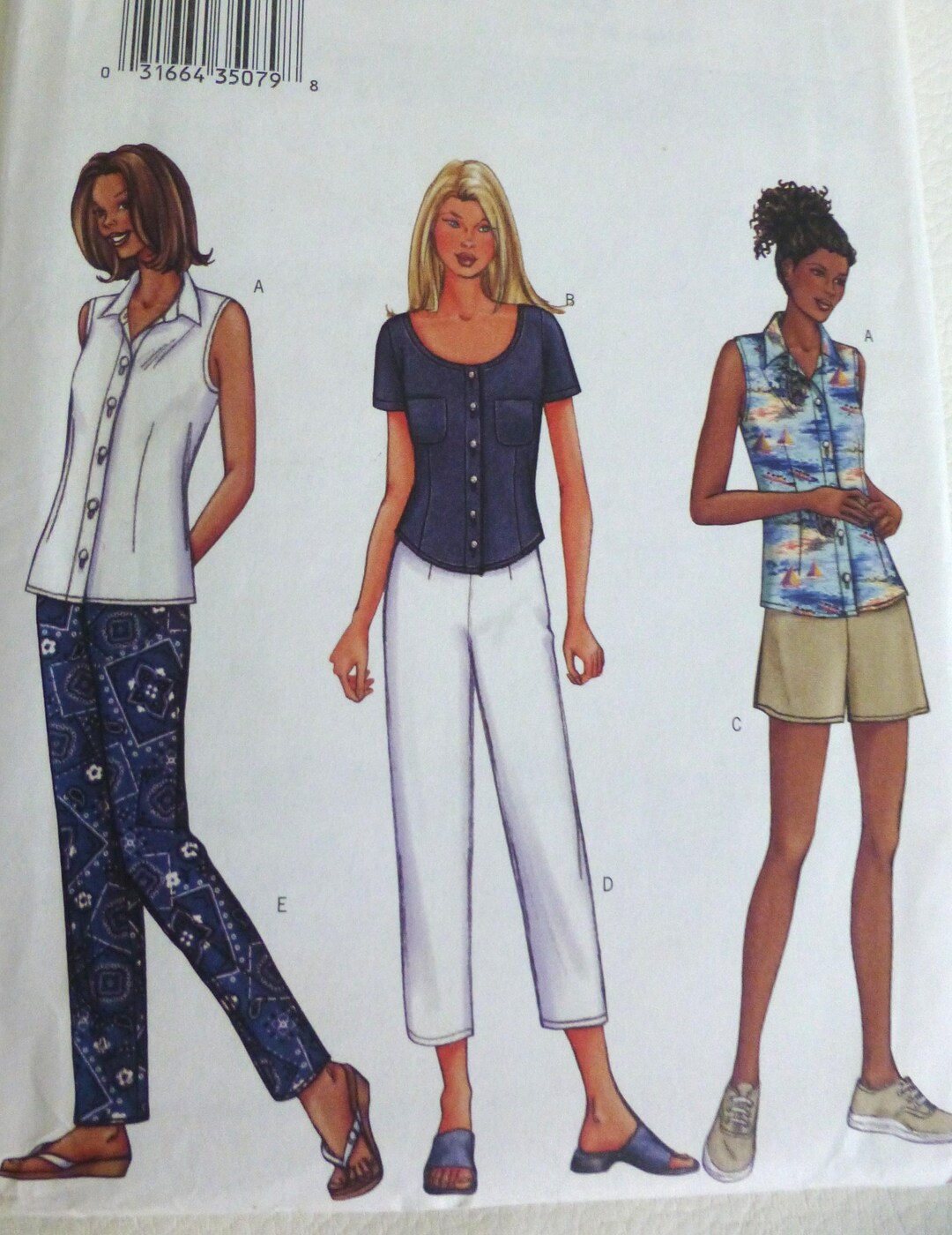 Butterick Sewing Pattern 3533 Misses/misses Petite Pattern Pants ...