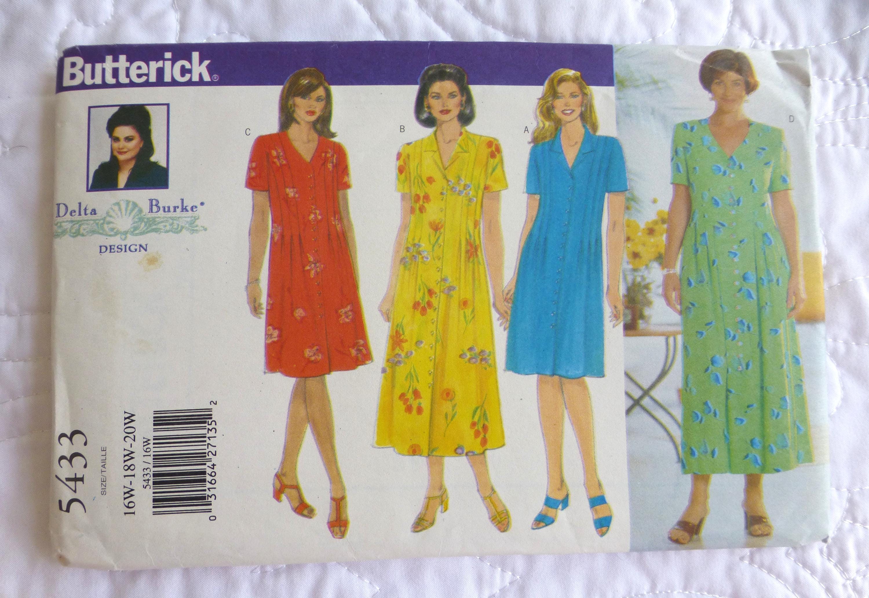 Butterick Sewing Pattern 5433, Uncut FF, Easy to Make, Women's/women's ...