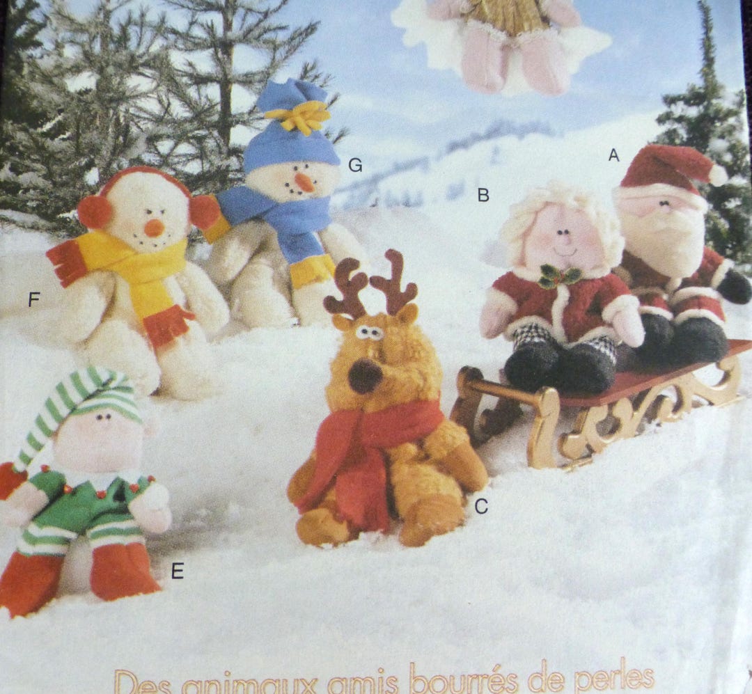 Butterick Sewing Pattern 5731, Uncut FF, Vintage 1998, Holiday Beanie ...