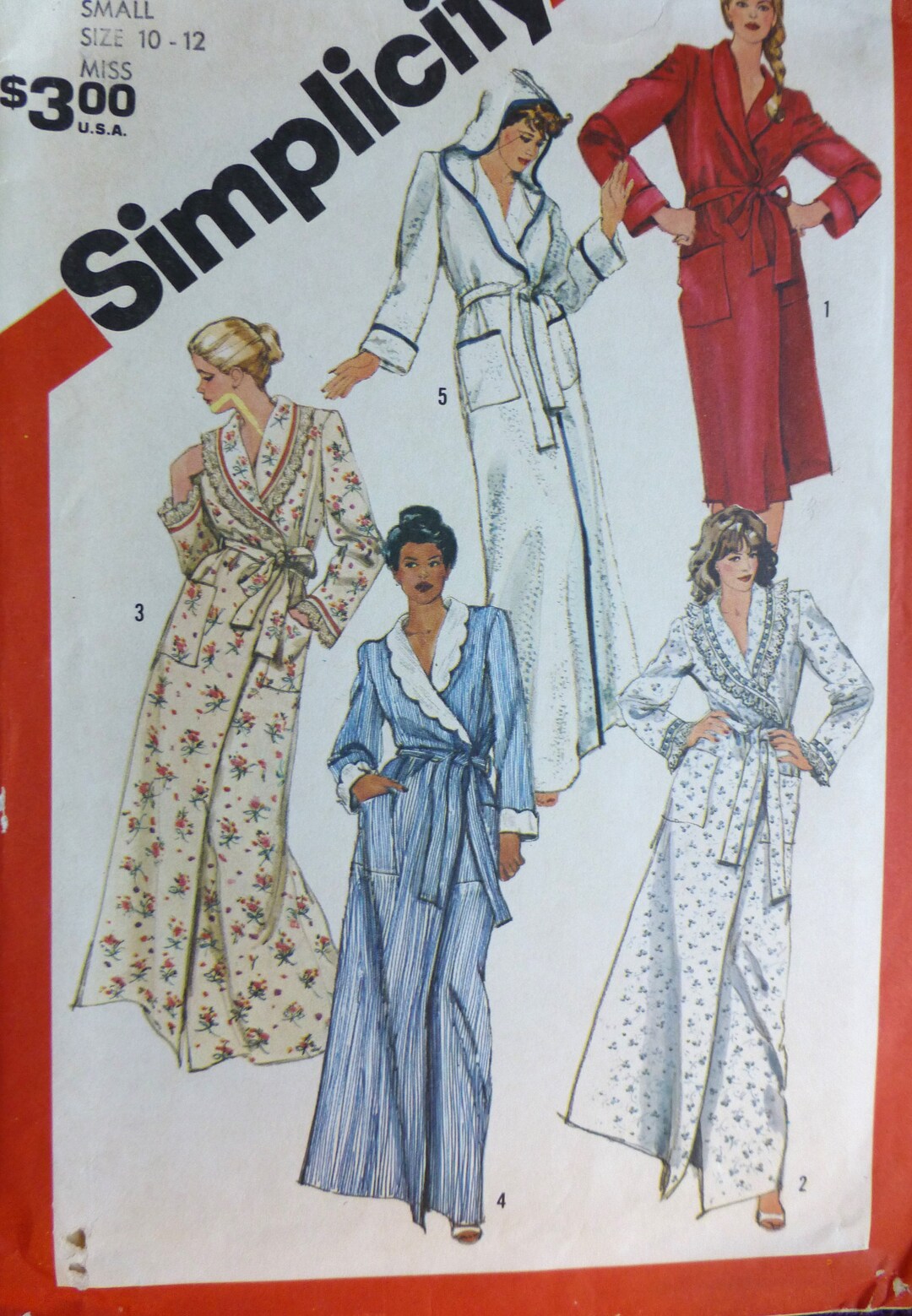 Simplicity Sewing Pattern 5814,uncut-ff, Vintage 1982, Misses' Wrap ...