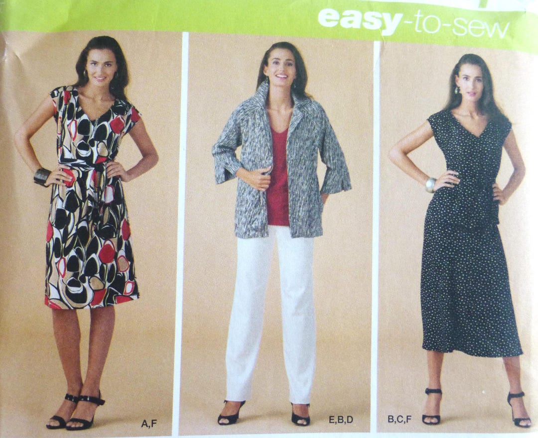 Simplicity Sewing Pattern 3506: Women's Dress, Jacket, Pants, Skirt ...