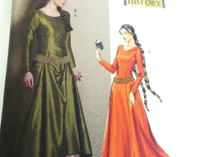 Butterick Sewing Pattern B4827 Uncut Misses Renaissance Pattern ...