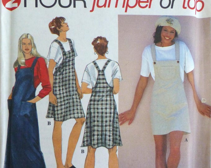 Simplicity Sewing Pattern 9503 Uncut Vintage 1996 Misses Overall Style ...