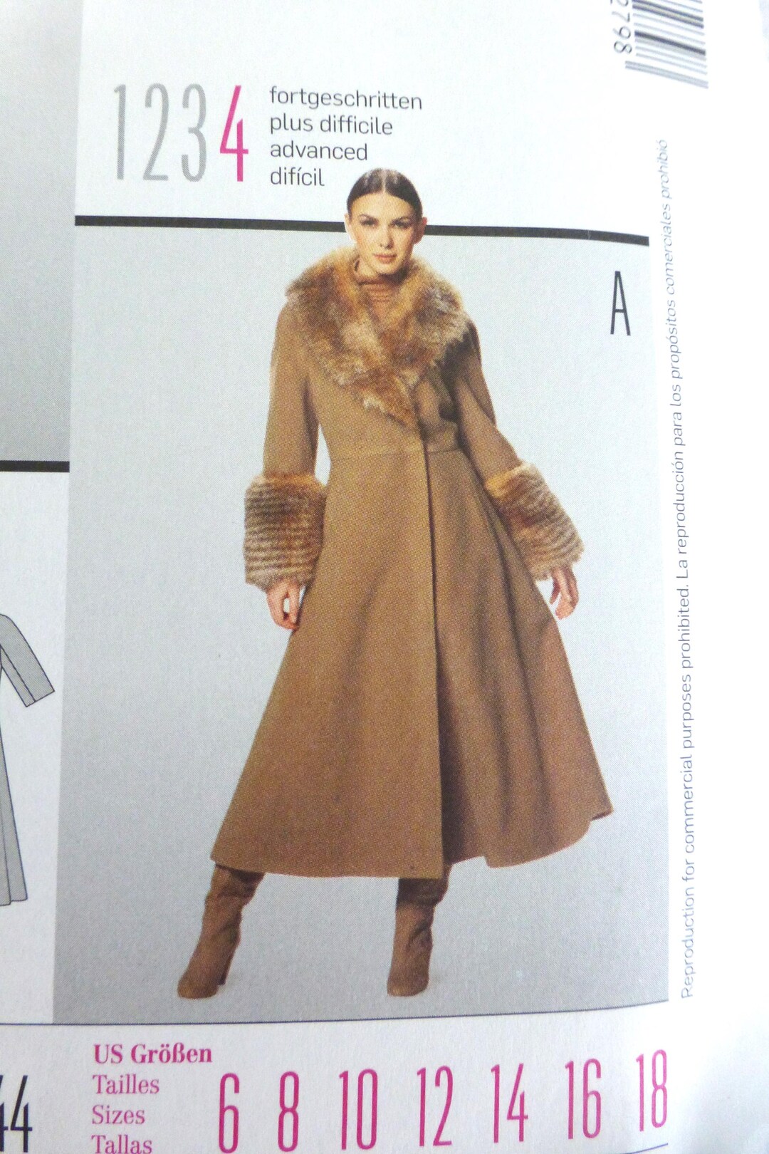 Burda Sewing Pattern 7279, Uncut, Beautiful Misses' Flared, Shawl ...