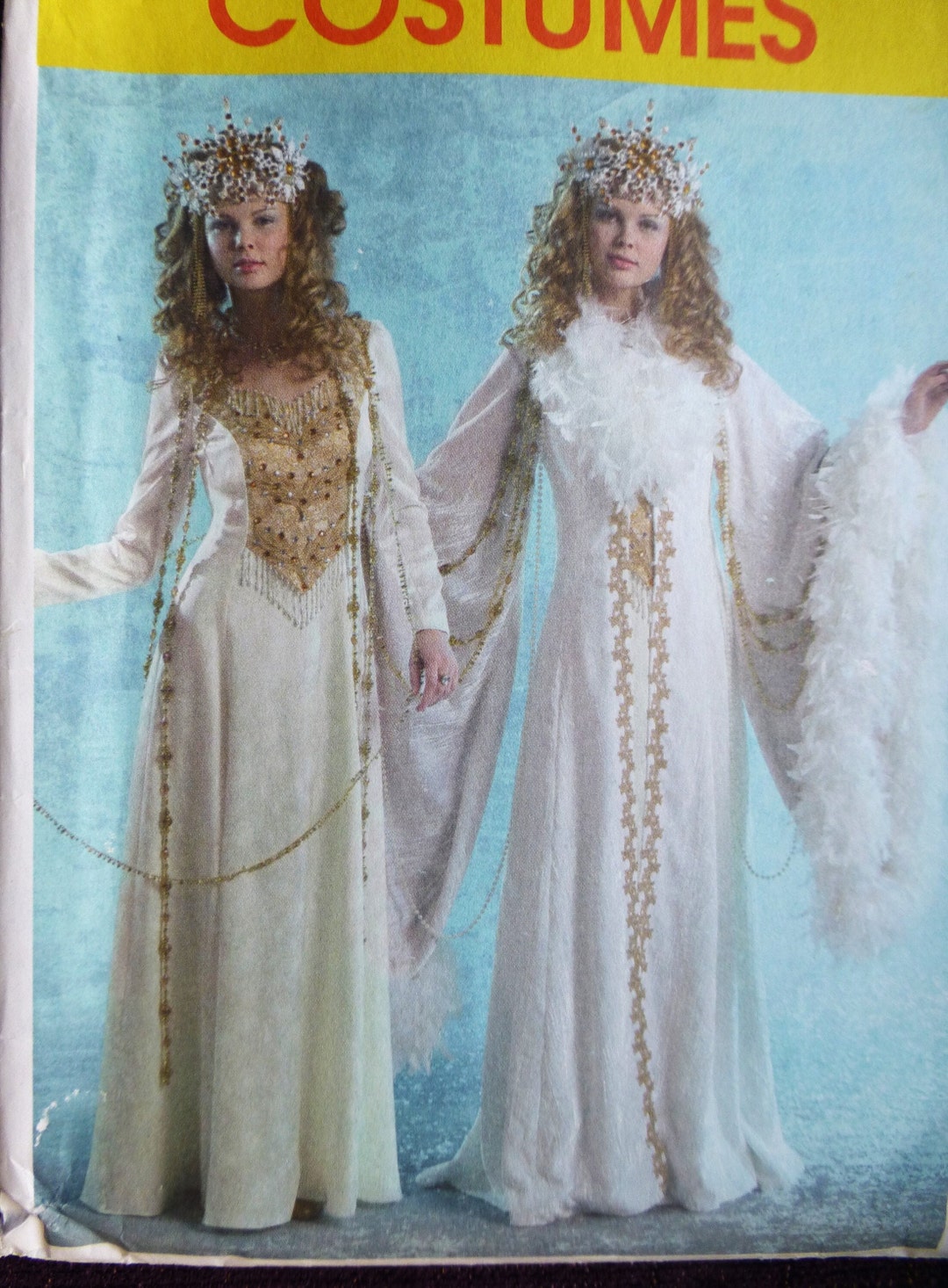 Mccall's Snow Queen Costume Sewing Pattern M5206: Renaissance Gown ...