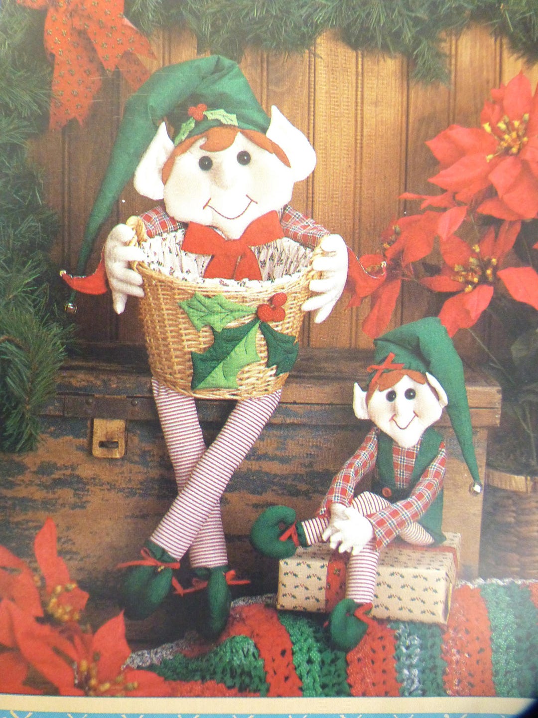 2 Elves Sewing Pattern, Uncut, Adorable " Elf on the Shelf" Sewing ...