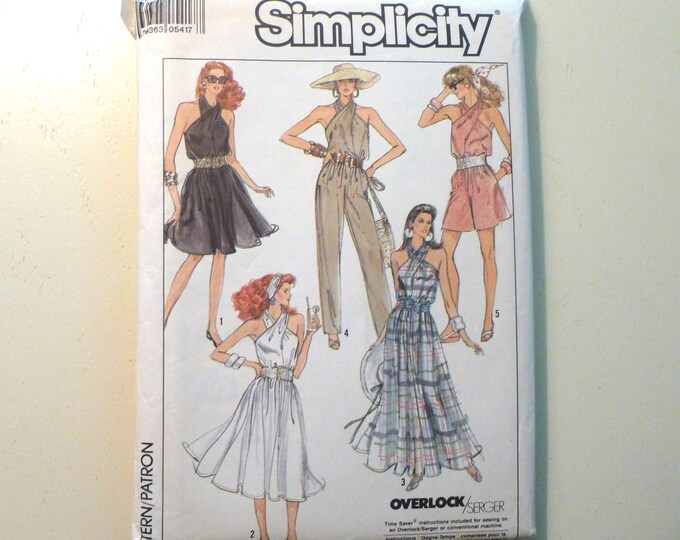 Simplicity Sewing Pattern #8614, Uncut FF, Vintage 1988, Criss-cross ...