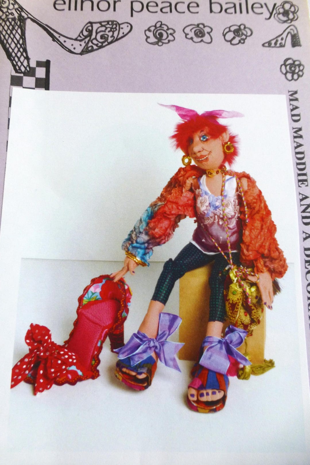 Elinor Peace Bailey Doll Sewing Pattern, Mad Maddie Doll Sewing Pattern ...