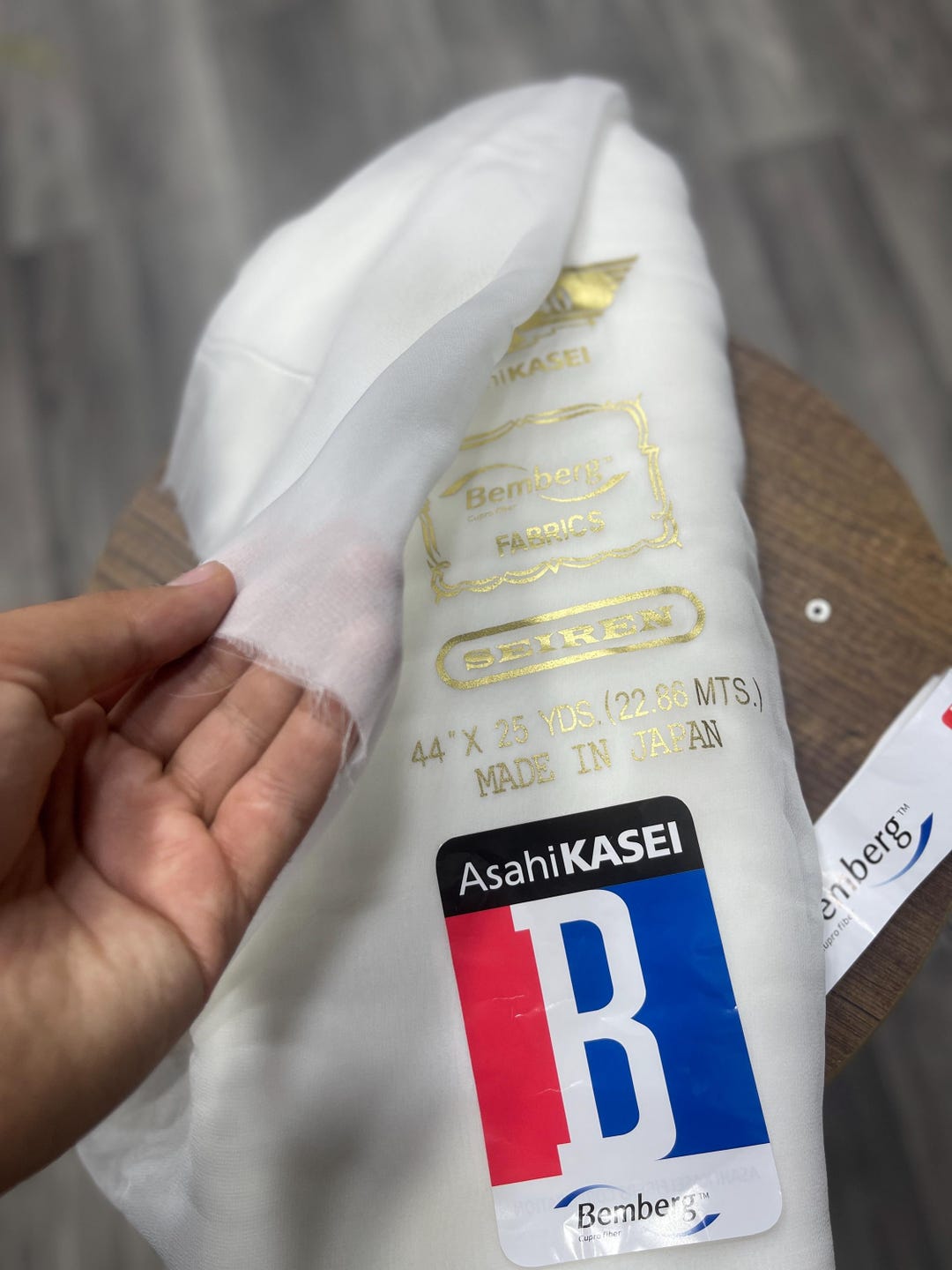 White Sarik AK-7440 Made in Japan, White Turban for Muslims per Meter ...