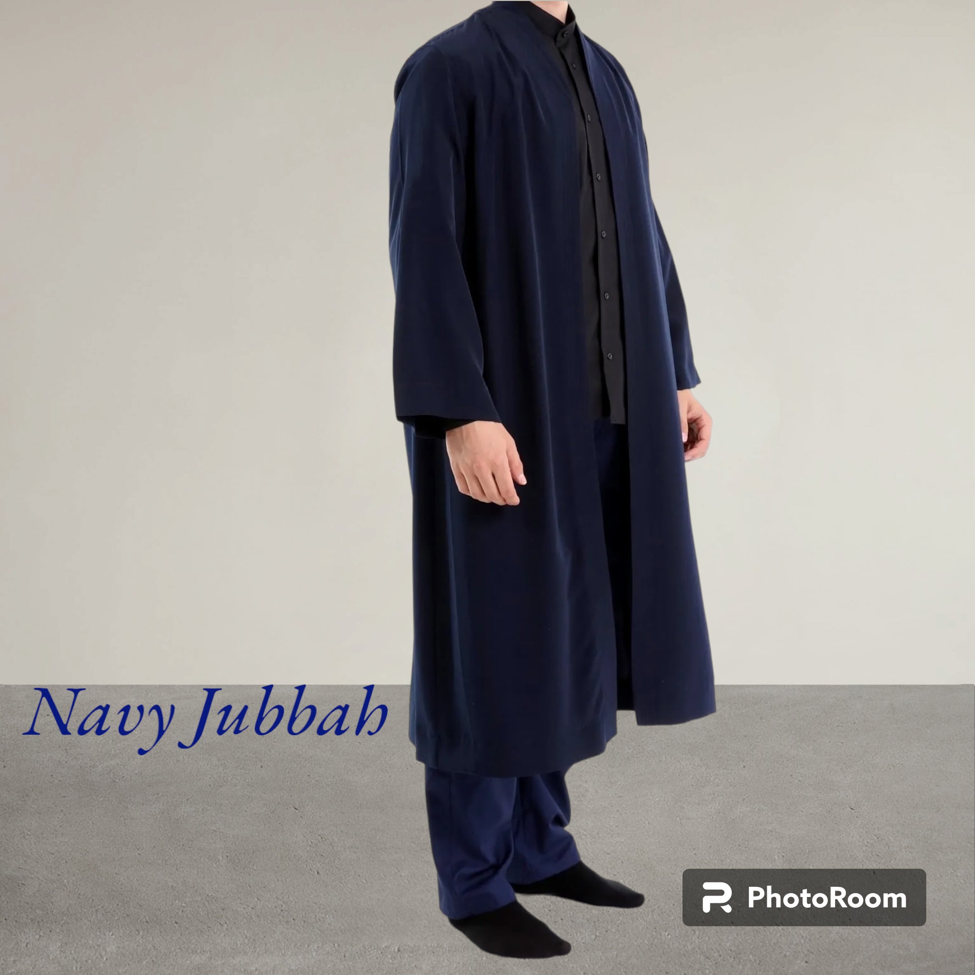 Turkish Style Muslim Men Prayer Jubbah, Turkish Robe, Muslim Men Prayer ...