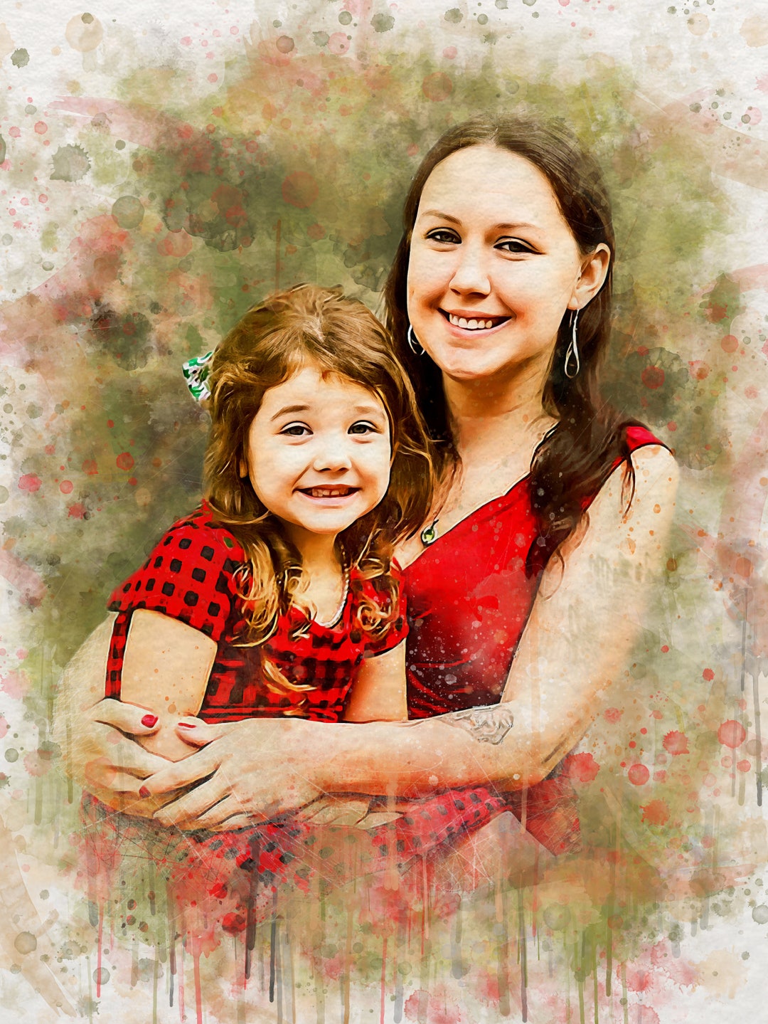 Custom Watercolor Painting From Photo, Watercolor Painting ...