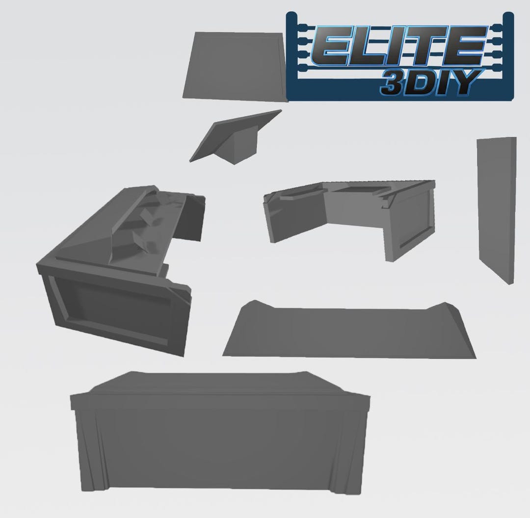 Wrestling Action Figure Modern Announce Table 3D Model - Etsy