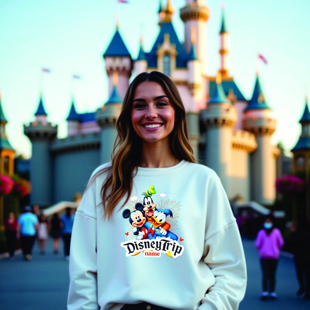 Disneyland Sweatshirt, Disney Trip 2025 Sweatshirt, Mickey Minnie Mouse ...