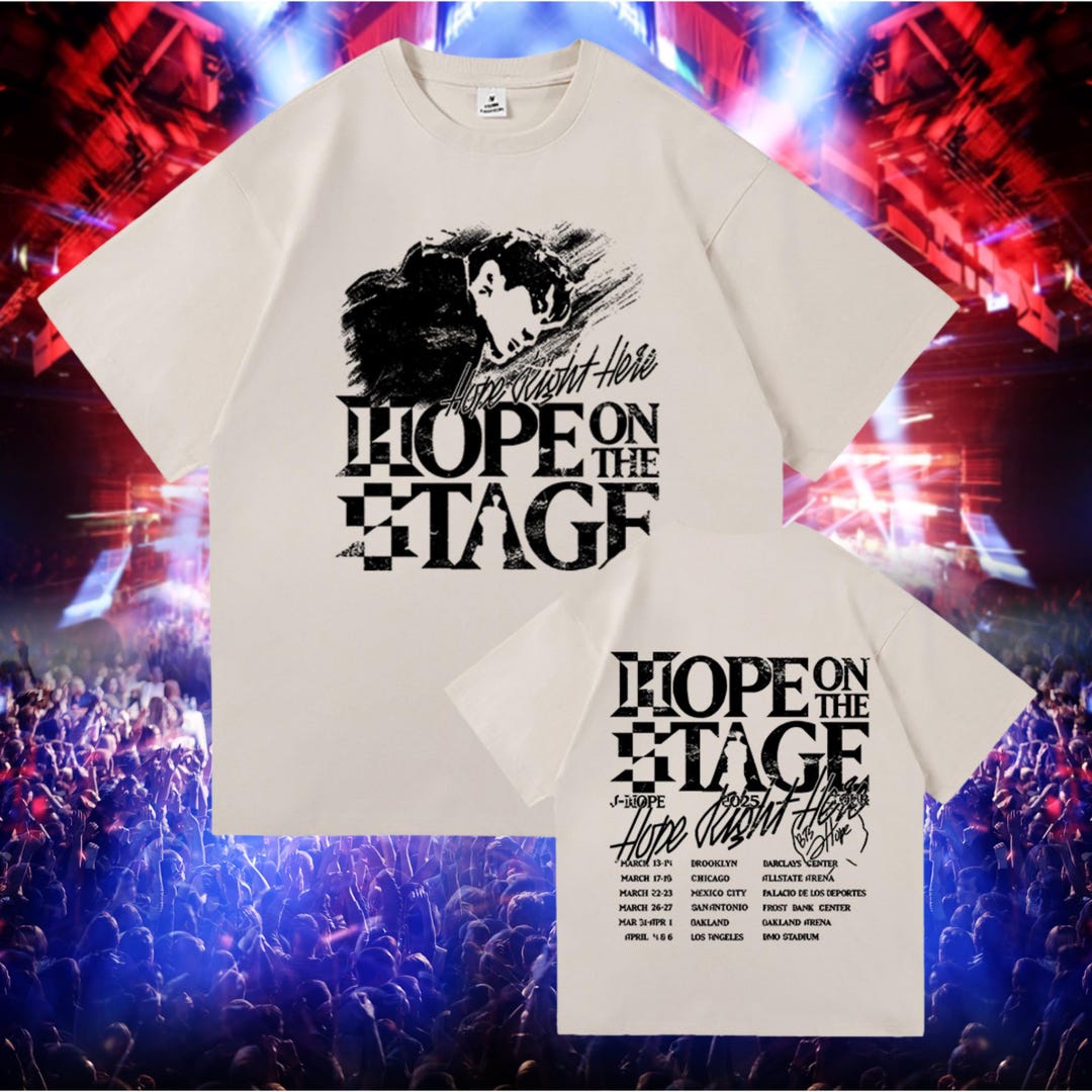 J-HOPE Shirt, Hope on the Stage Shirt, JHOPE Tour Shirt,k-pop Inspired ...