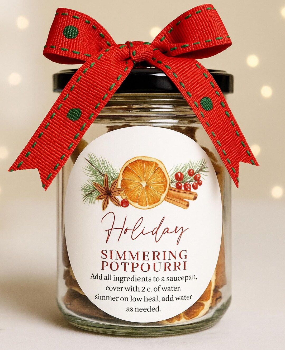 Seasonal Simmer Pot Jar - Etsy