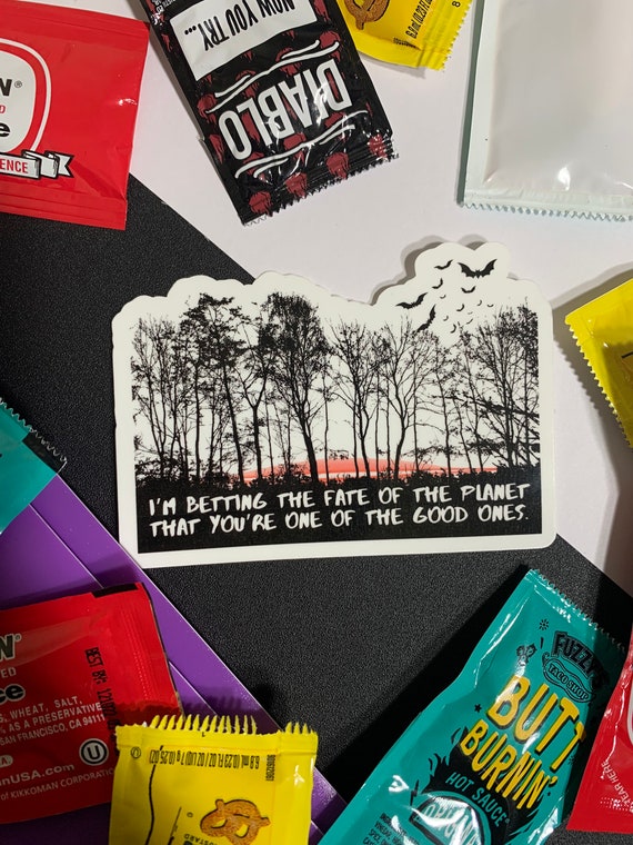 Stranger Things Quote Sticker Sticker for Laptop Water - Etsy