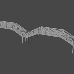 Model Railway Modular Platform Arch Footbridge Kit - Etsy