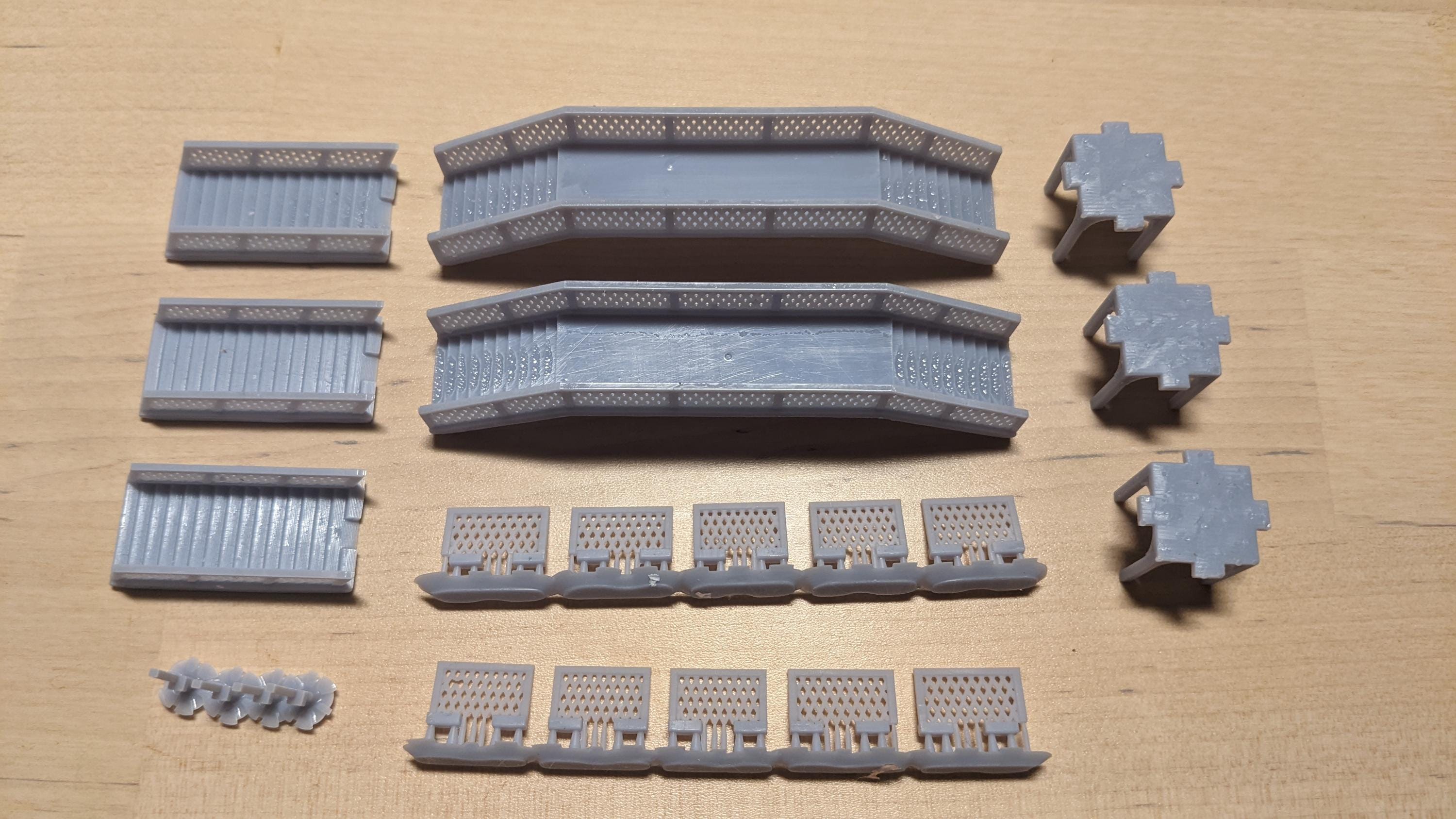 Model Railway Modular Platform Arch Footbridge Kit - Etsy