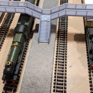 Model Railway Modular Platform Arch Footbridge Kit - Etsy