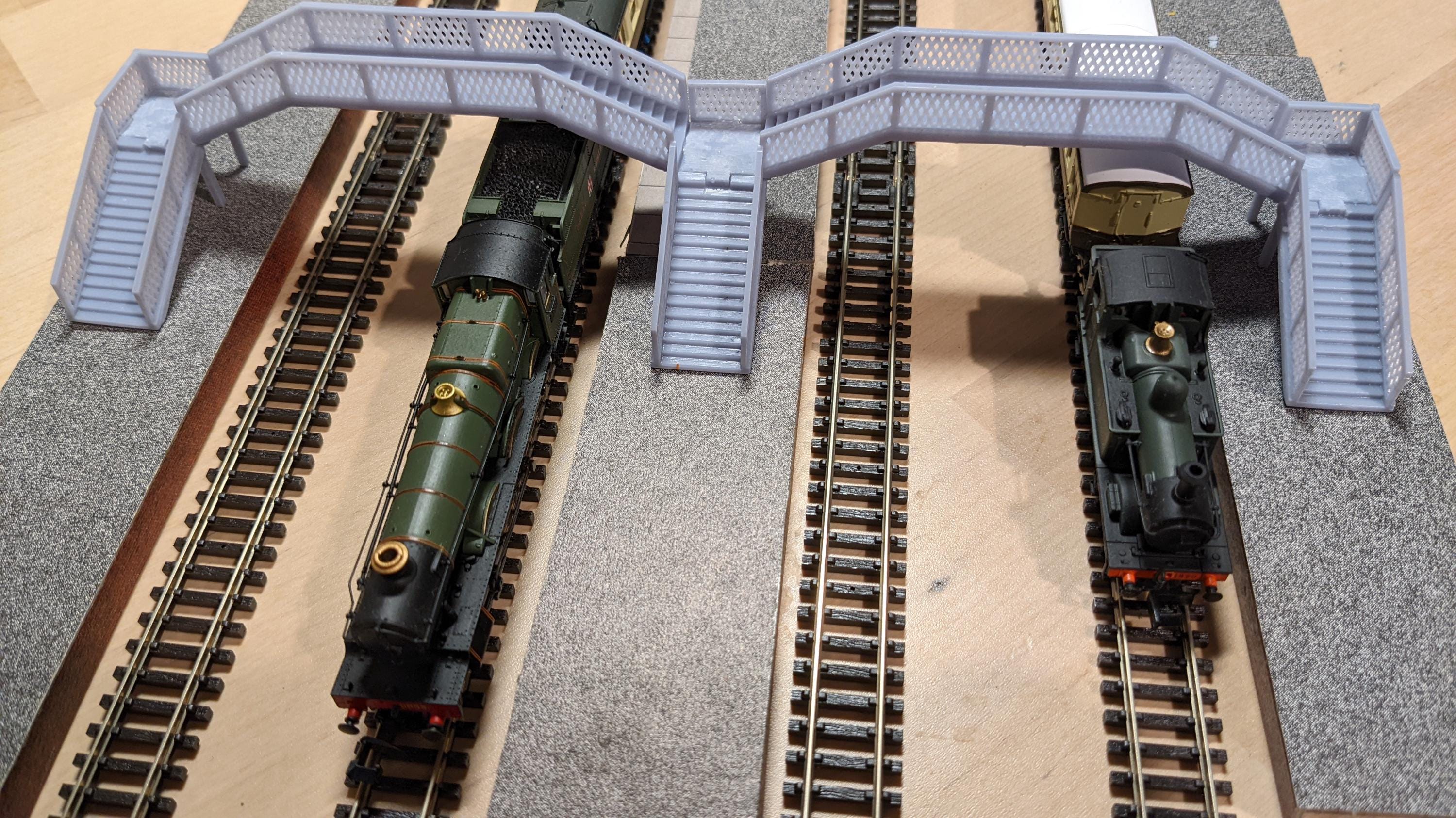 Model Railway Modular Platform Arch Footbridge Kit - Etsy