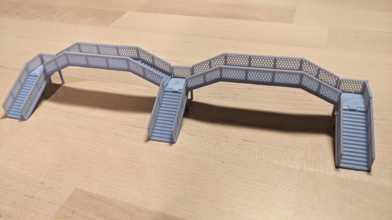 Model Railway Modular Platform Arch Footbridge Kit - Etsy