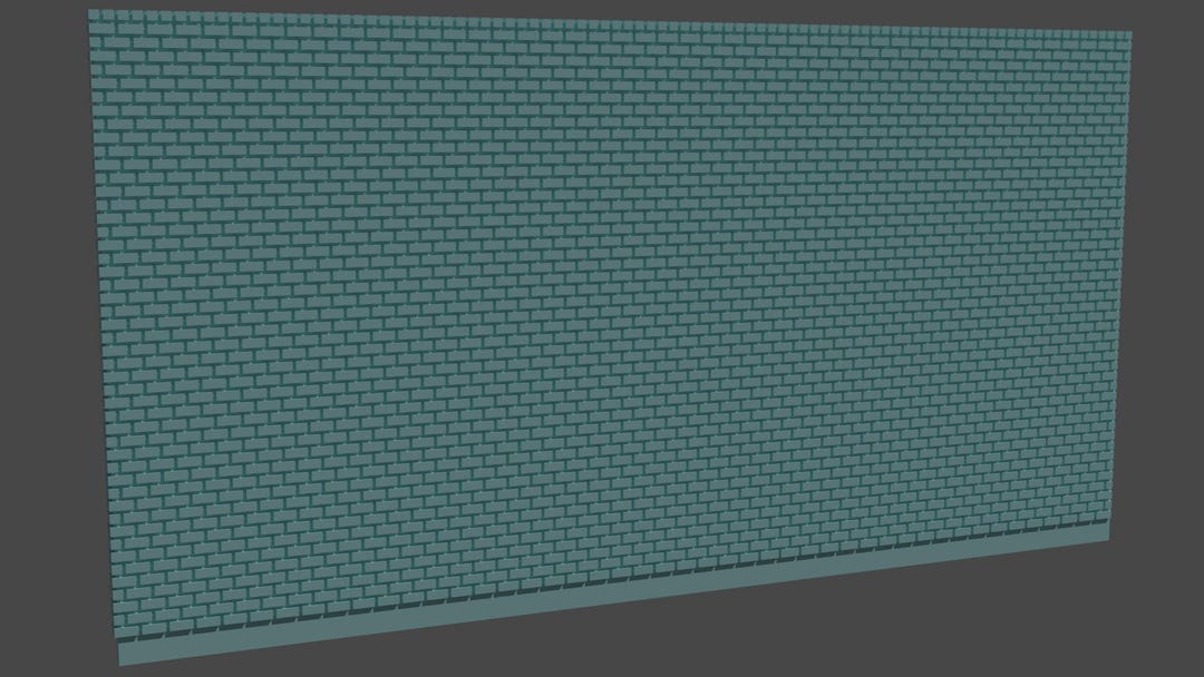 Brick Sheet With Double Sided Texture for Scratch Building Model ...