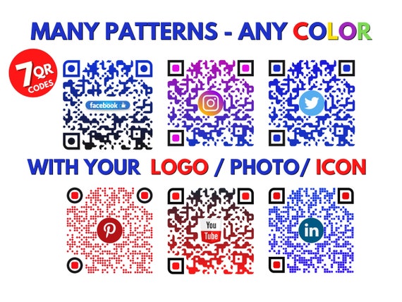 Code QR personnalisé avec logo ou photo. Idéal pour votre - Etsy France