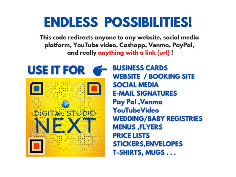 Custom QR Code With Logo/photo for Website,social Media,scan to Pay or ...