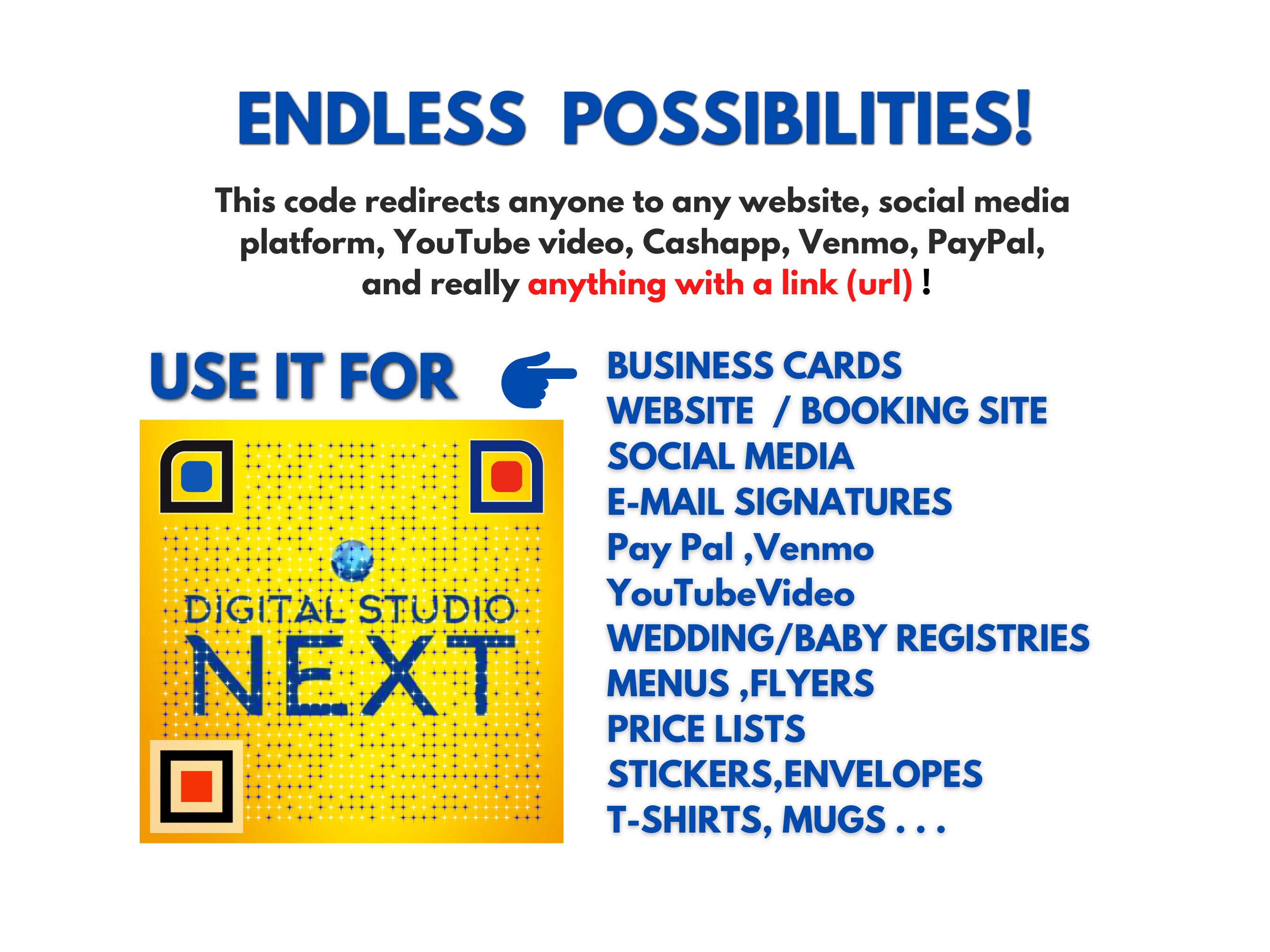 Custom QR Code With Logo/photo for Website,social Media,scan to Pay or ...